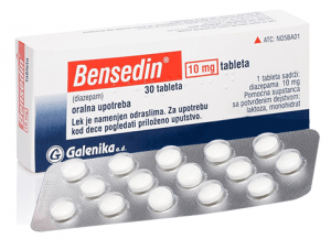 Galenika Brand Bensedin Diazepam 10 mg Tablets USA